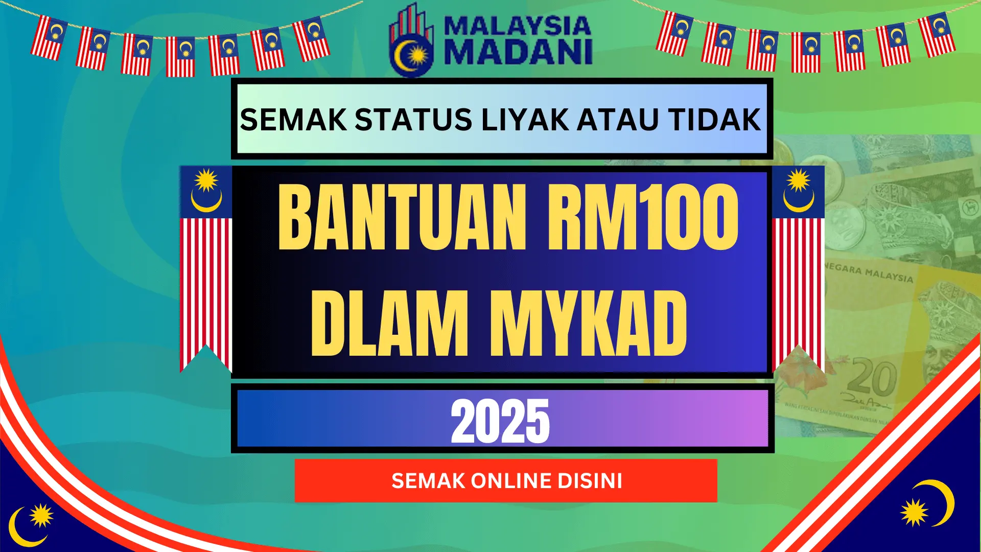 BANTUAN MYKAD MYKASIH 2025: SEMAKAN STATUS KELAYAKAN