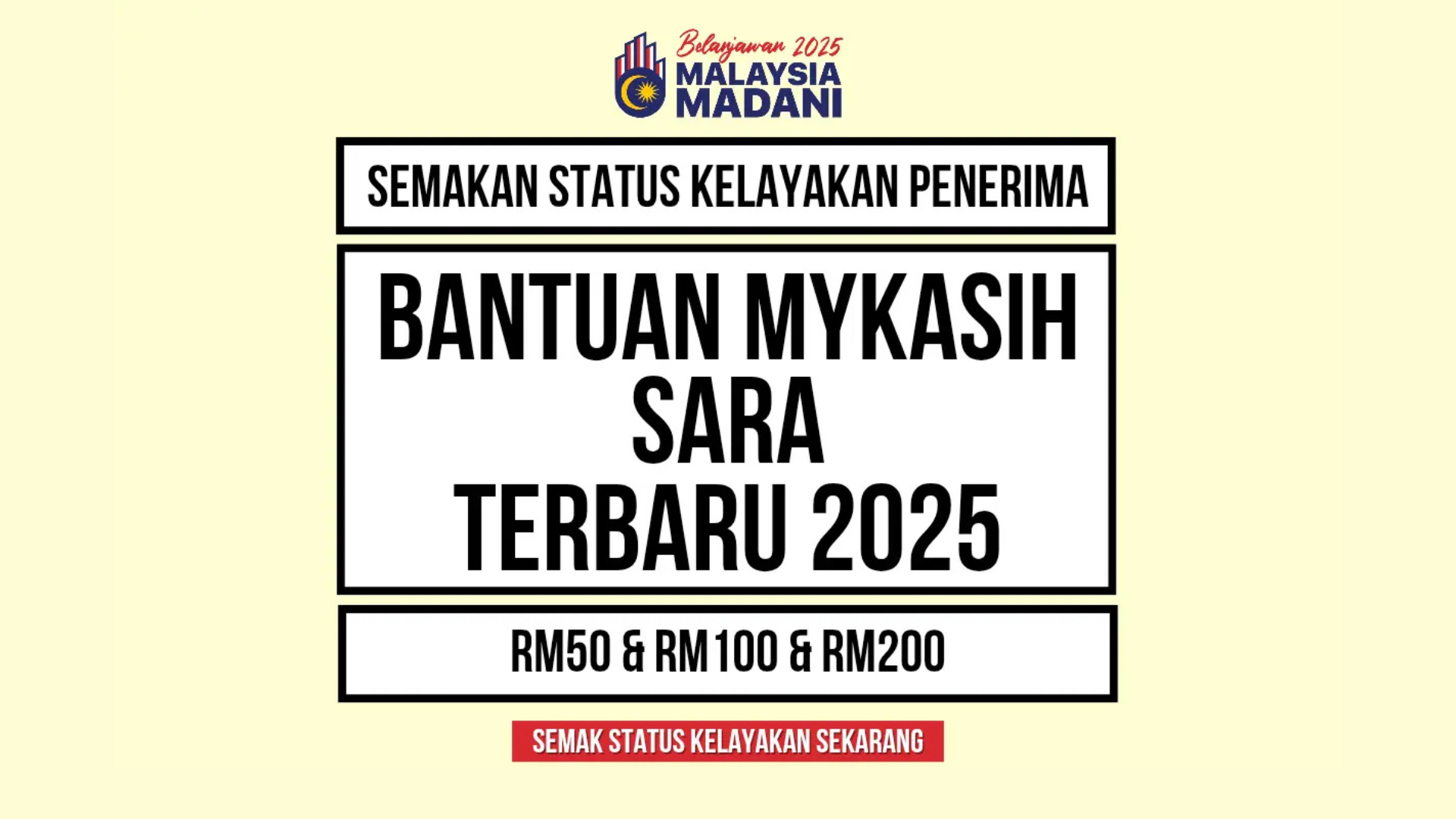 Semakan MyKasih 2025: Status & Kelayakan Bantuan